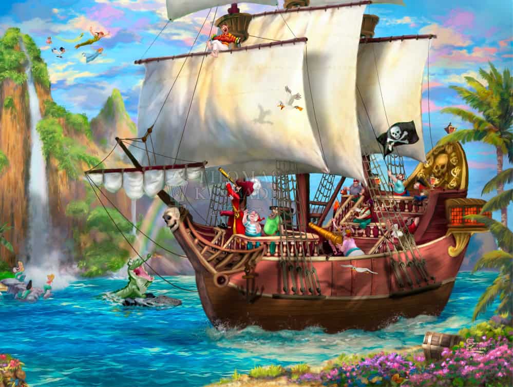 Disney Captain Hook's Never Land Voyage | Thomas Kinkade Carmel & Monterey